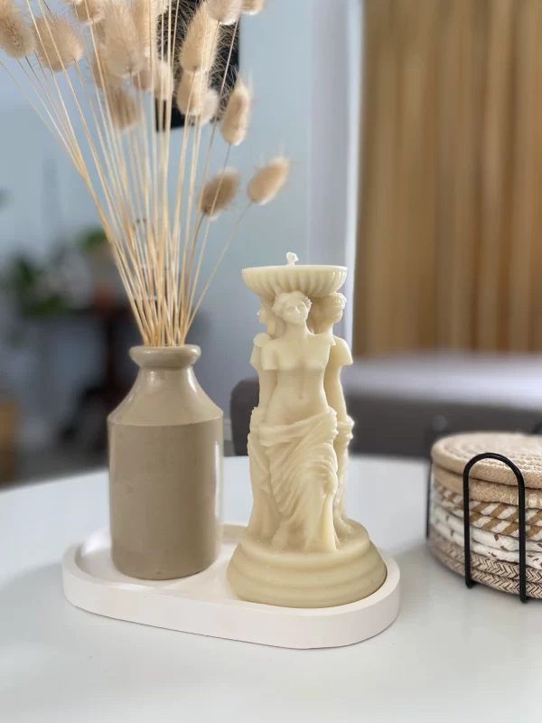 The Roman Pillar Candle – Fox & Lily